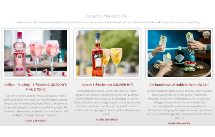 Über uns – Gedex Getränke AG